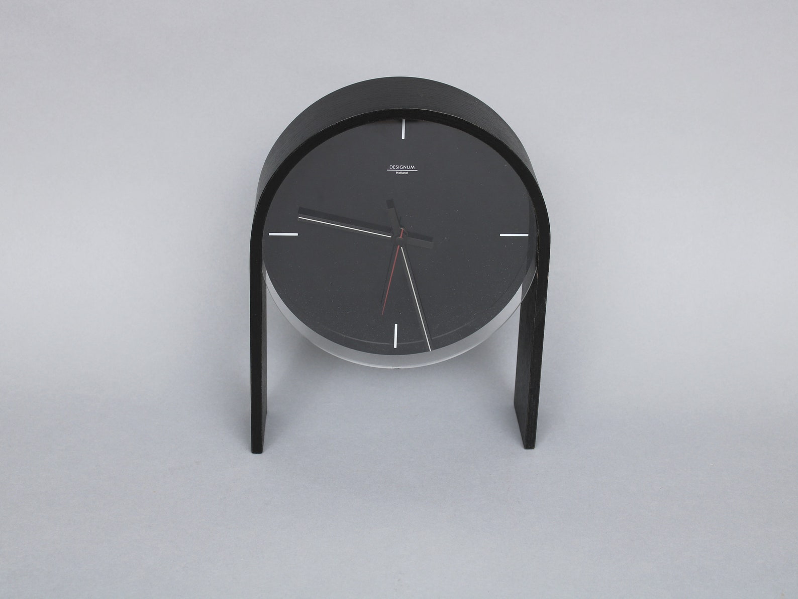 Paul Schudel (1951) Black Pendule SK, for Designum, 1982, Made in ...