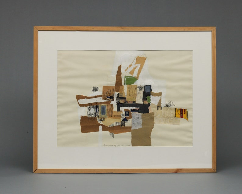Ernst Vijlbrief (1934-2010) - Collage - "special Delivery" - Signed ...