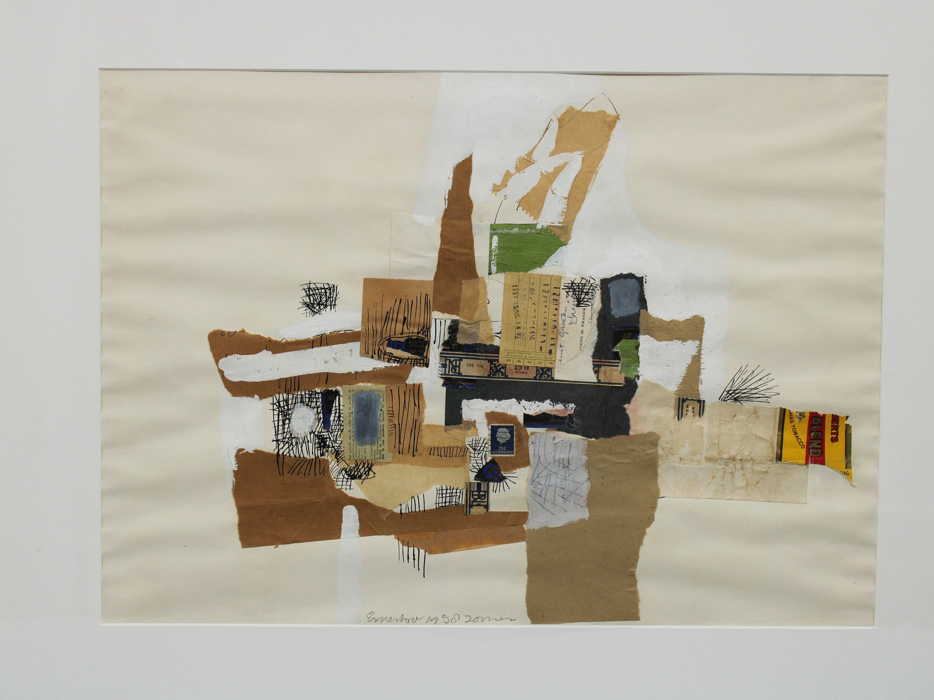 Ernst Vijlbrief (1934-2010) - Collage - "special Delivery" - Signed ...