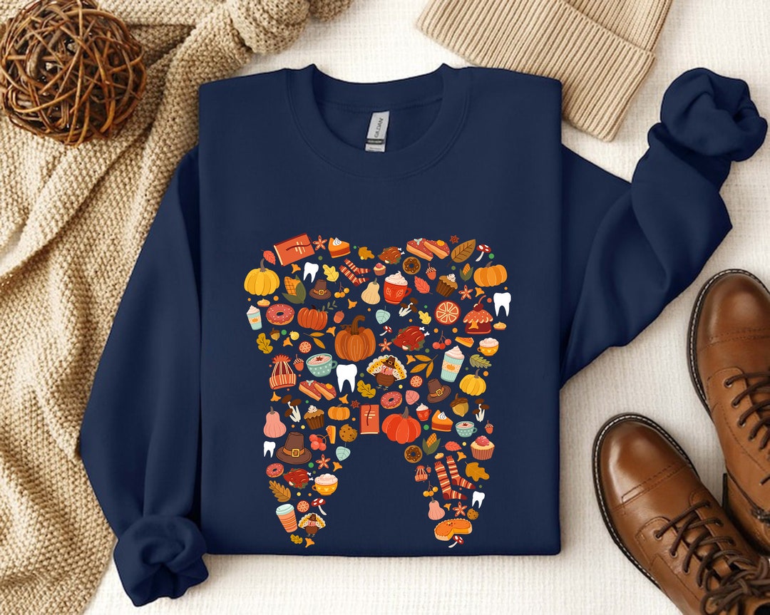 Fall Dental Shirts Dentist Gift Dental Thanksgiving Shirt - Etsy