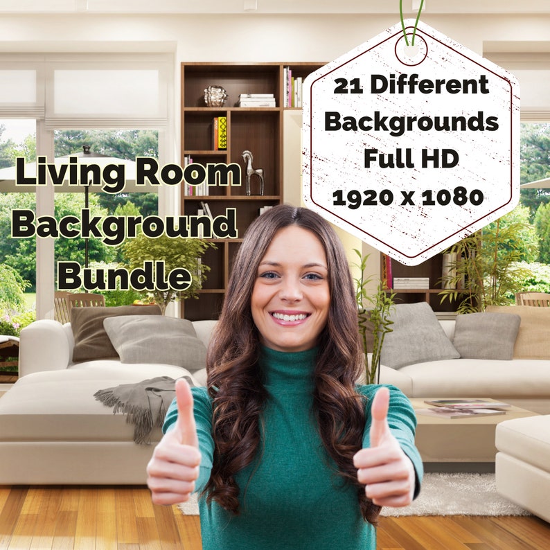 Living Room Zoom Background Virtual Backgrounds for Meetings Zoom Back ...