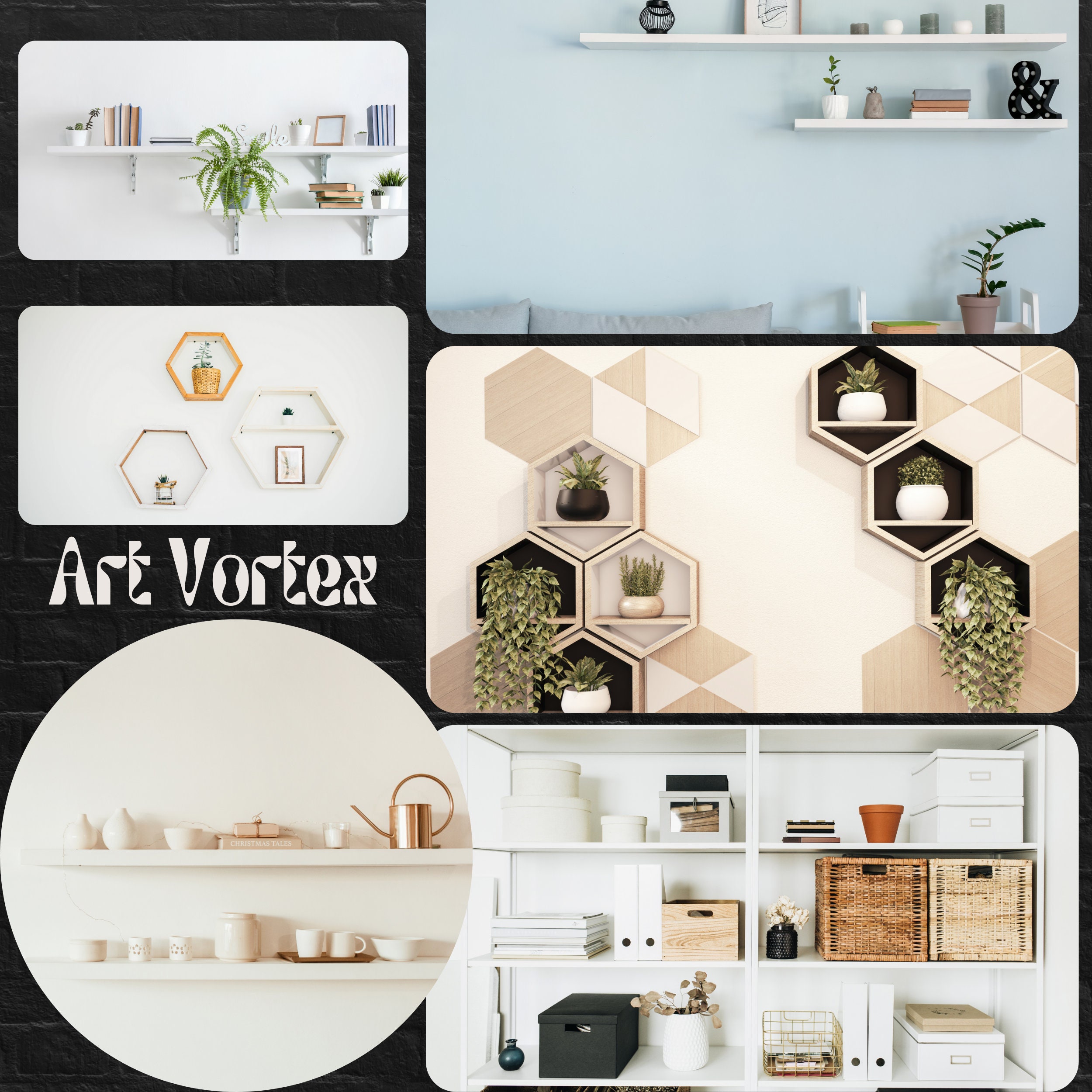 Clean Shelves Virtual Backgrounds for Zoom Meetings Book Shelves ...