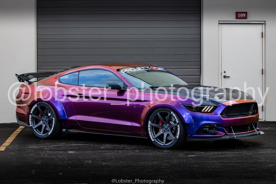 Widebody Mustang Three Photo Set - Etsy