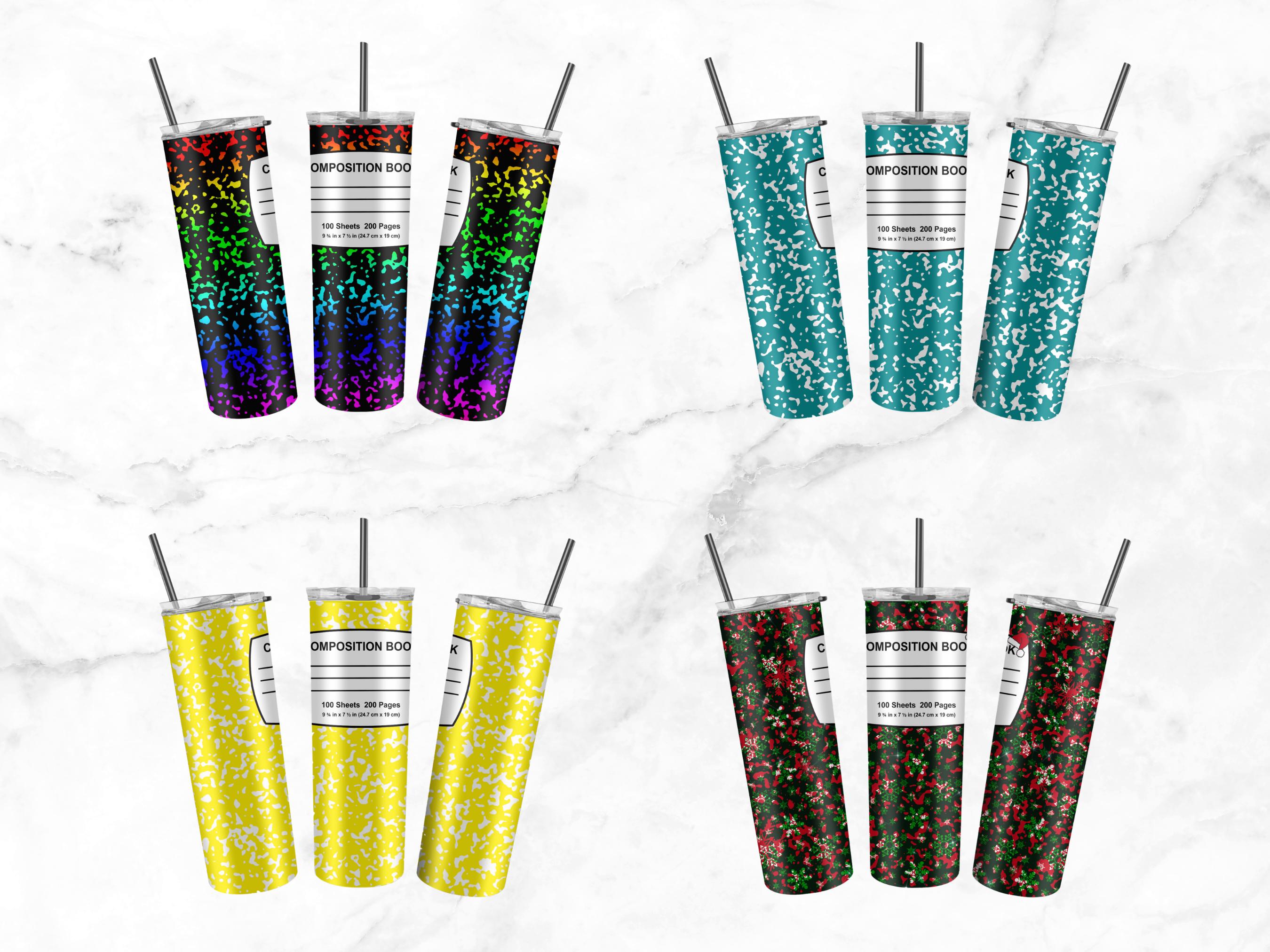 Composition Notebook Tumbler Wrap Bundle Teacher Appreciation Teacher ...