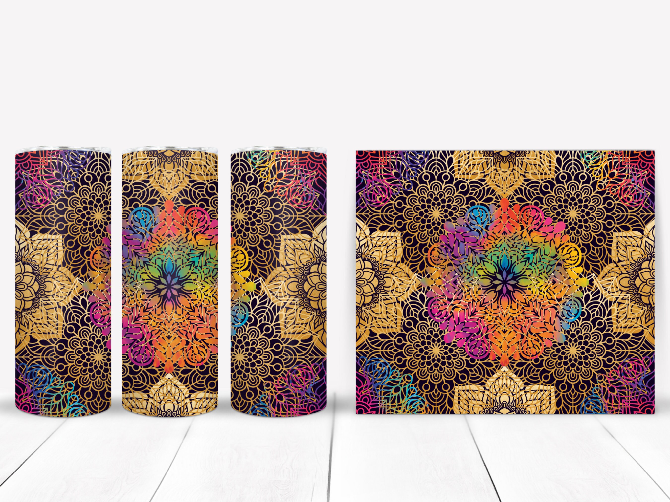 Mandala PNG Tumbler Sublimation Mandala Design Sublimate Design for ...