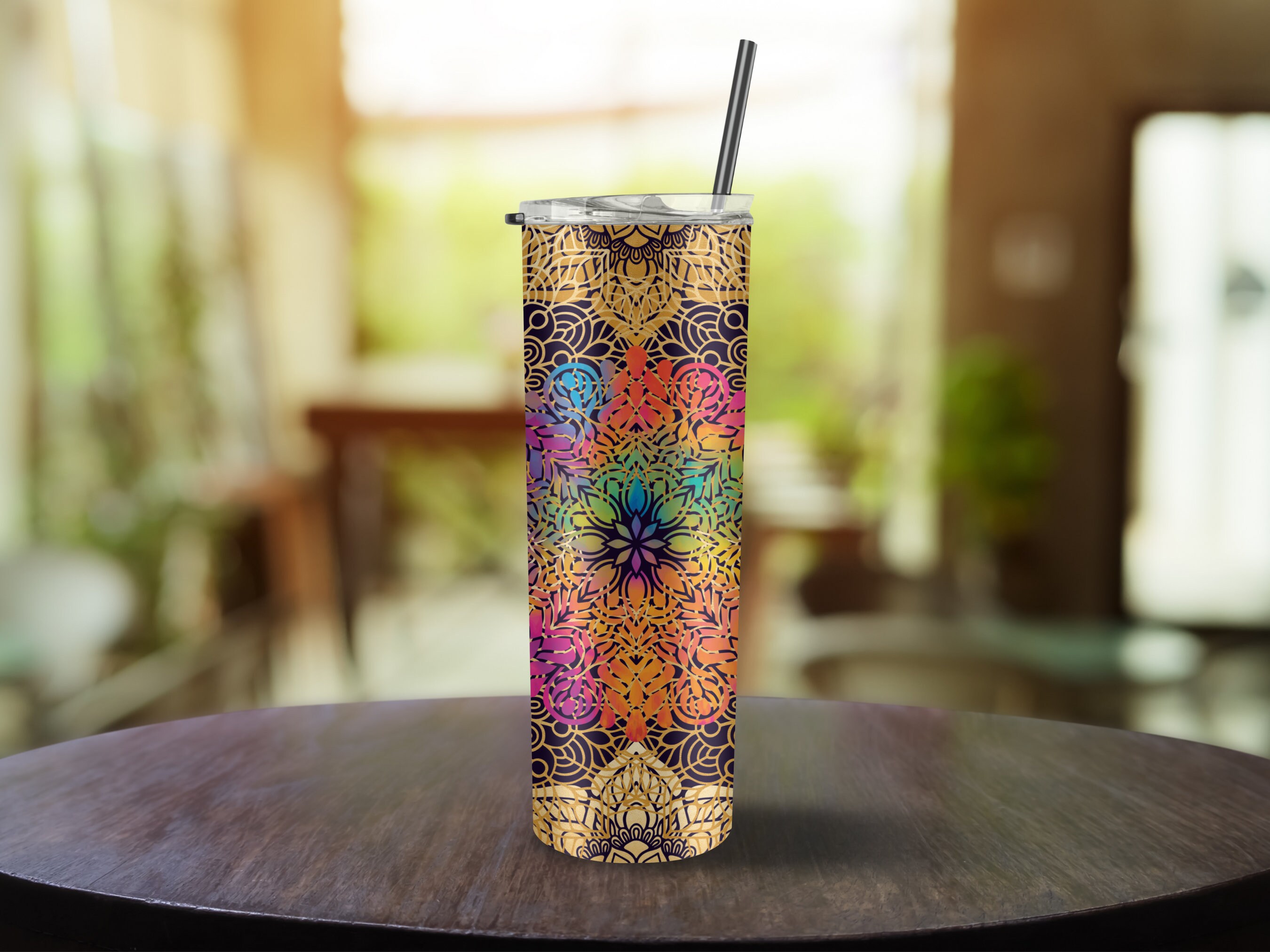 Mandala PNG Tumbler Sublimation Mandala Design Sublimate Design for ...