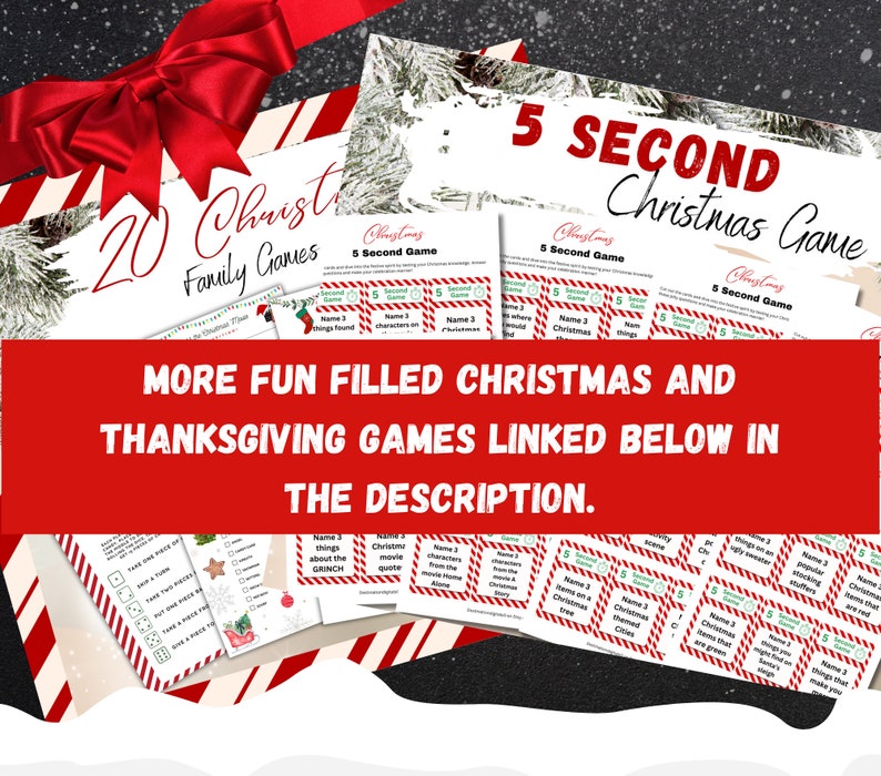 Christmas, Printable Games, Christmas Family, Games, Christmas Party ...
