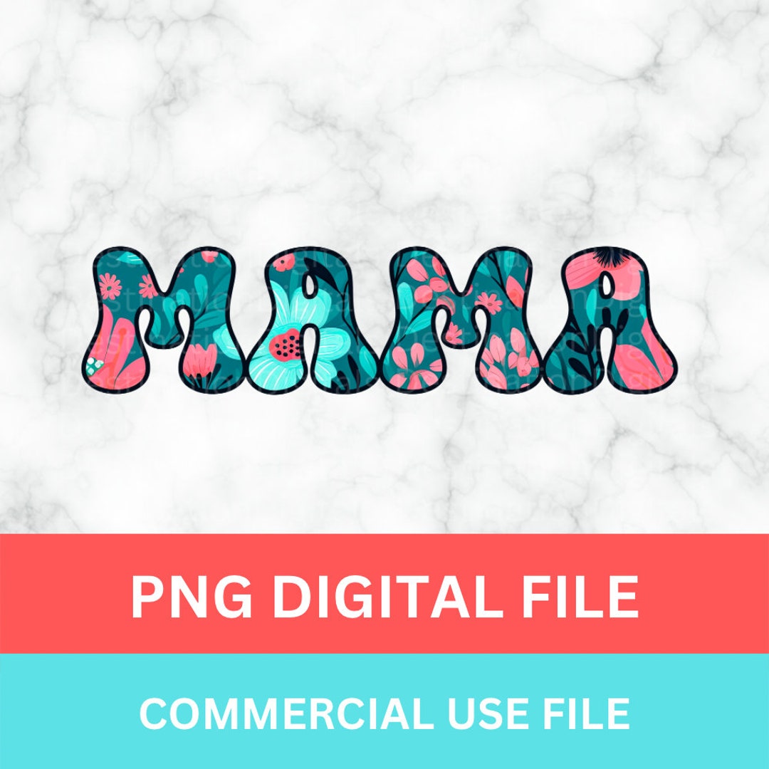 Retro, Mama, Mom Design, Digital Design, Mothers Day PNG, Sublimation ...
