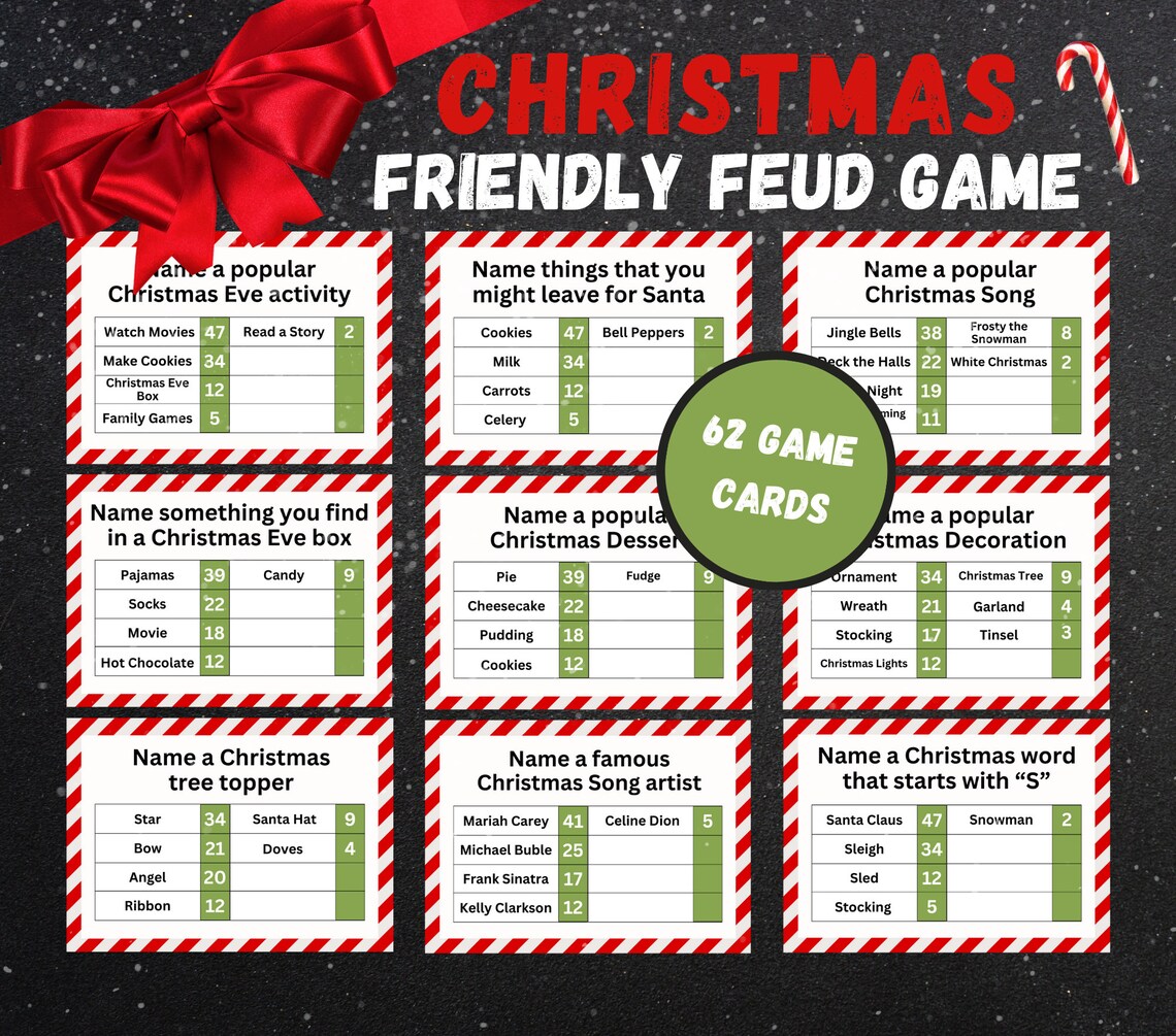 Christmas, Printable Games, Christmas Family, Games, Christmas Party ...