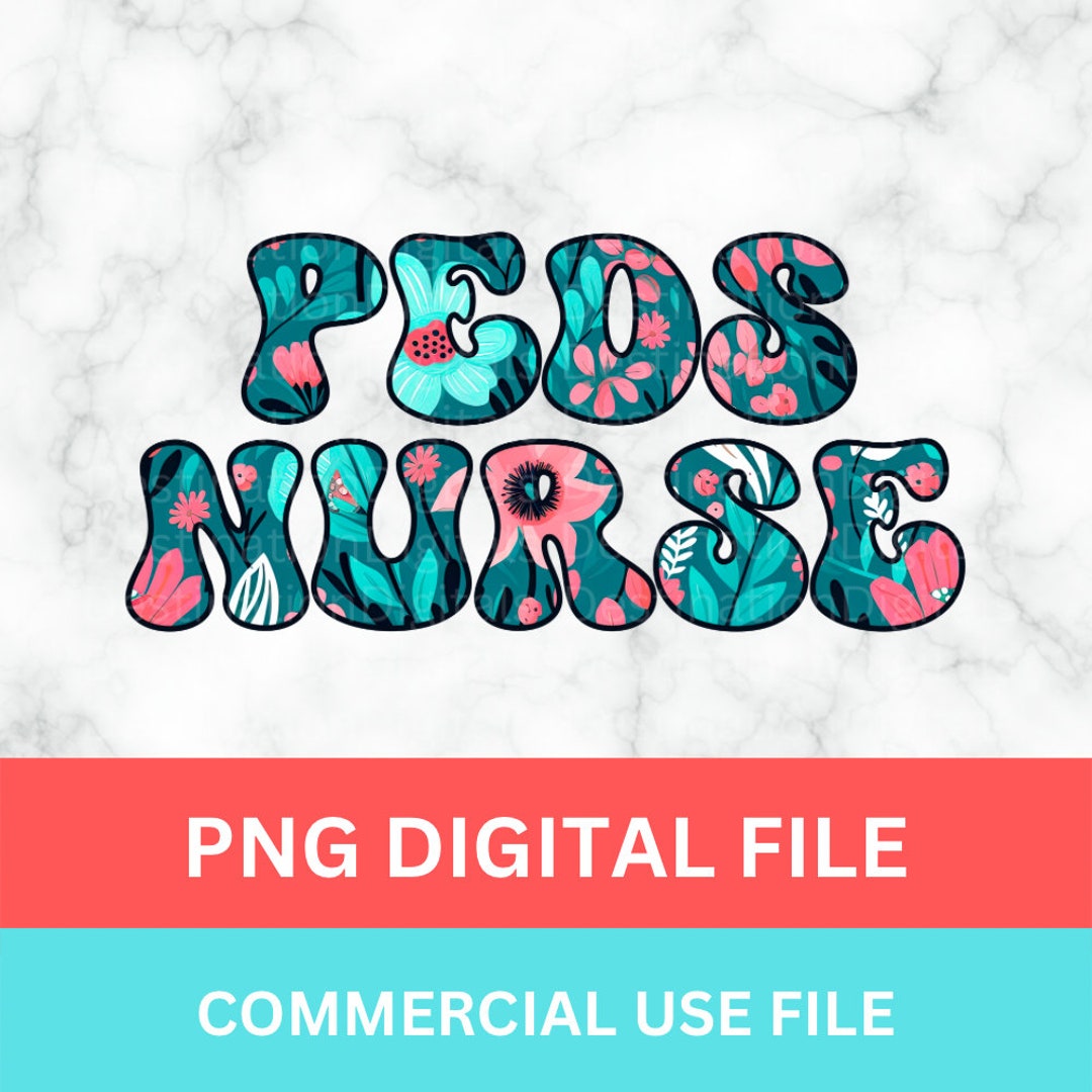 Nurse, Digital, Pediatric, PNG, RN, Design, Sublimation, Instant ...