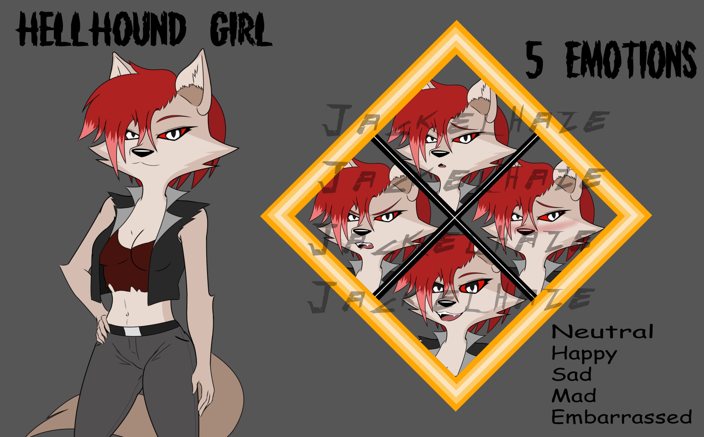 Hellhound Pngtuber - Etsy