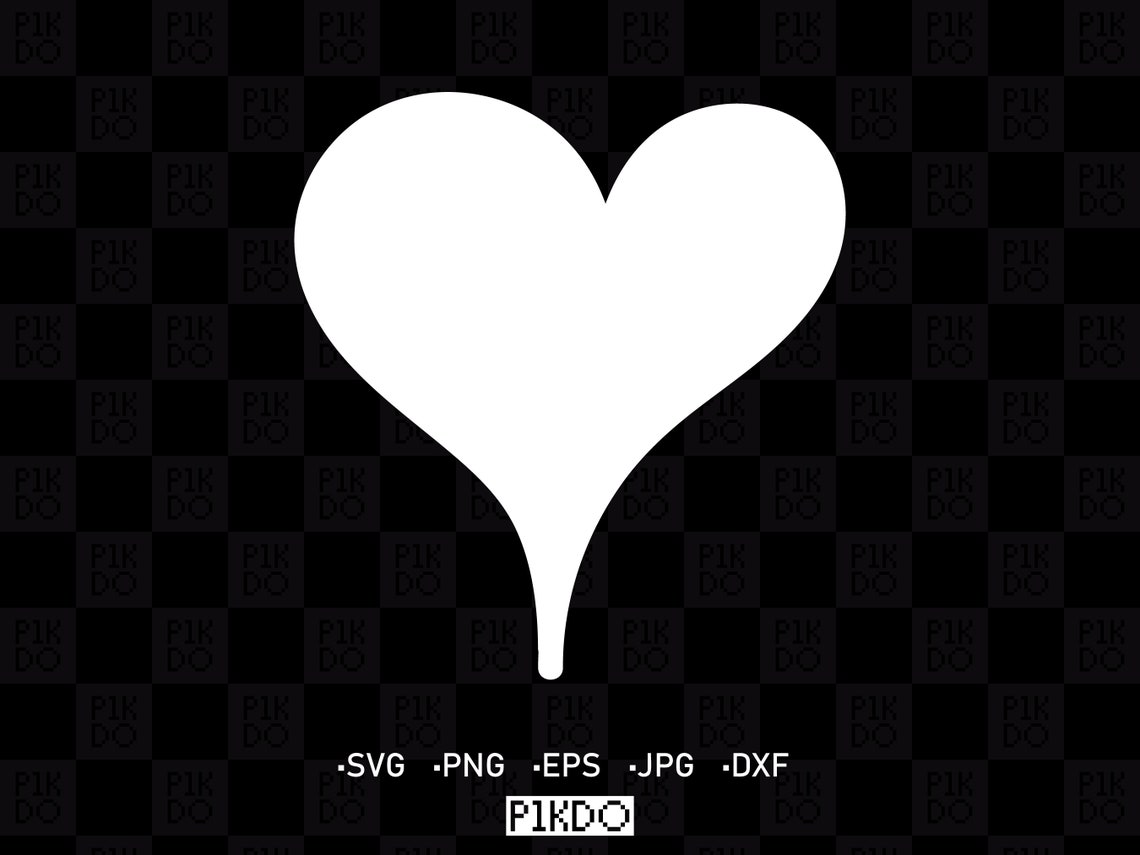 White Hand Drawn Heart Svg Doodle Heart Svg Sketch Heart - Etsy