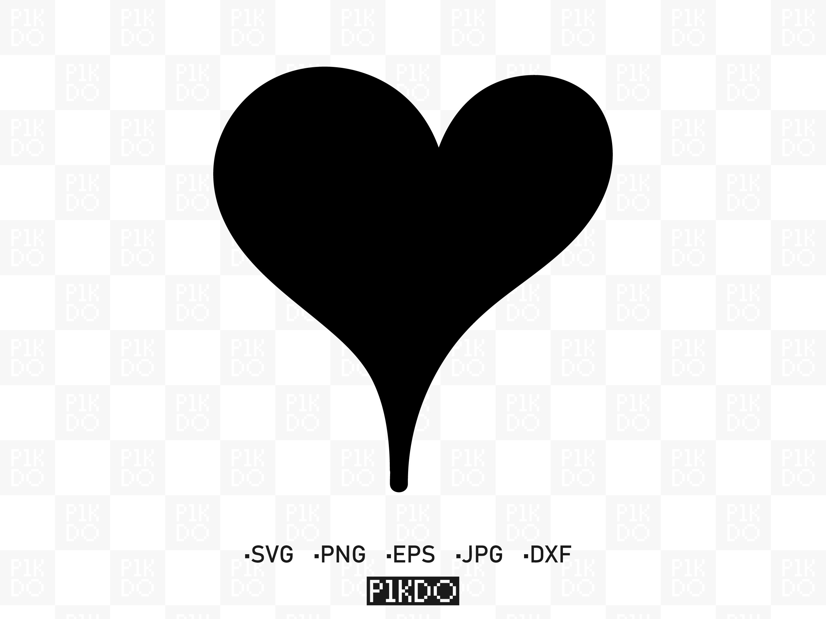 Black Hand Drawn Heart Svg Doodle Heart Svg Sketch Heart - Etsy