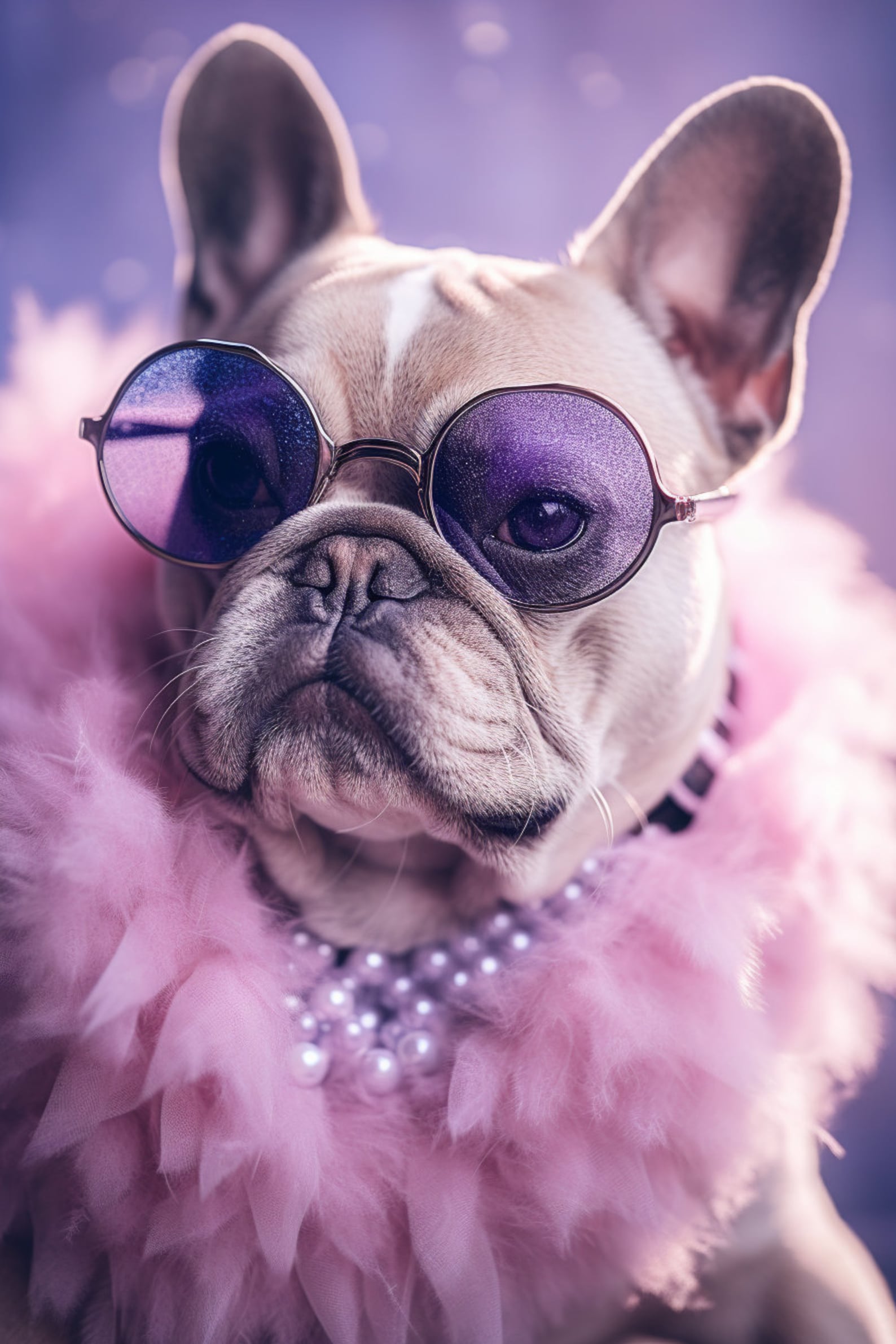 Printable Wall Art, Digital Posters, French Bulldog Fashion Art, Pink ...