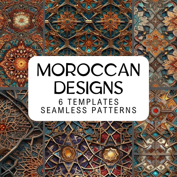 Moroccan Pattern - Etsy