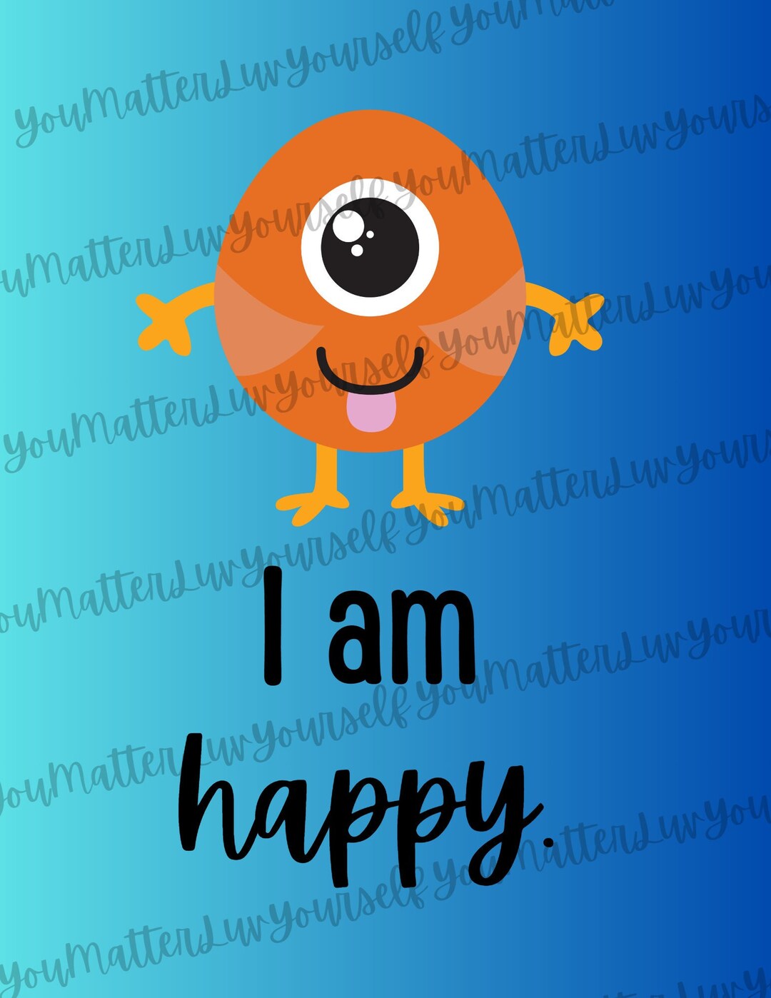 Monster Affirmation Posters for Kids - Etsy