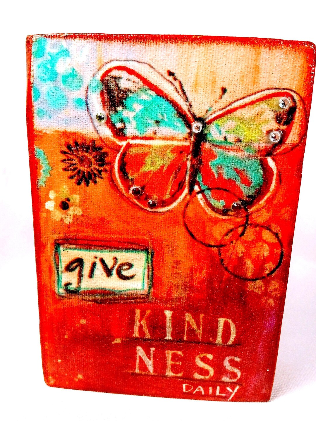 Inspirational Wood Block Quote, Mini Painting Present for New Homeowner ...