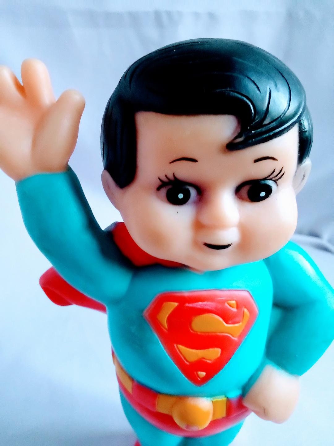 Superboy Original Figurine 1978 7x3 1/2 Collectible Squeezable - Etsy