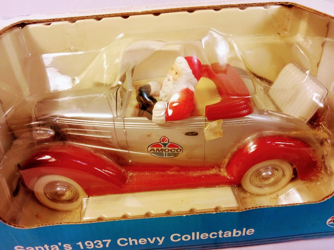 Santa's Classic Chevy Decor, Old Chevy Racing 1937 Vintage, Chevy ...