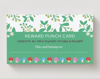 Superhero-themed Reward Punch Cards - Etsy