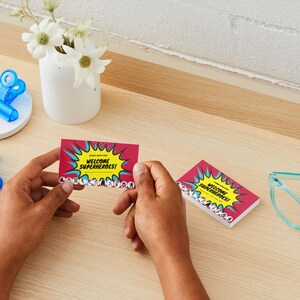 Superhero-themed Reward Punch Cards - Etsy