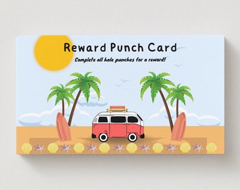 Superhero-themed Reward Punch Cards - Etsy