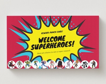 Beach Themed Reward Punch Cards - Etsy