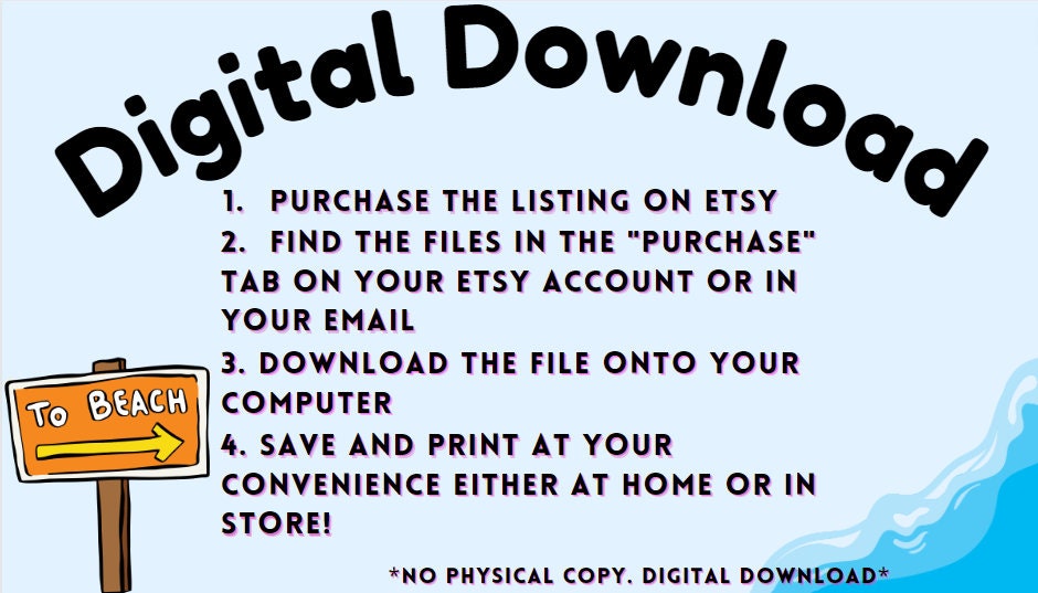 Beach Themed Reward Punch Cards - Etsy