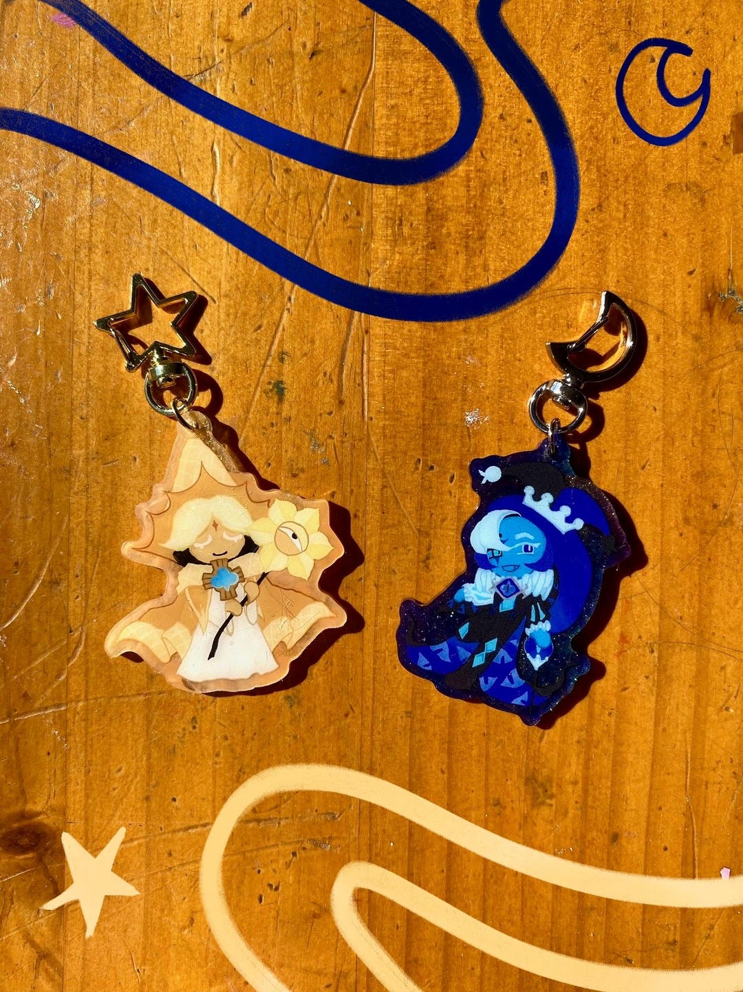 Pure Vanilla and Shadow Milk Keychains - Etsy