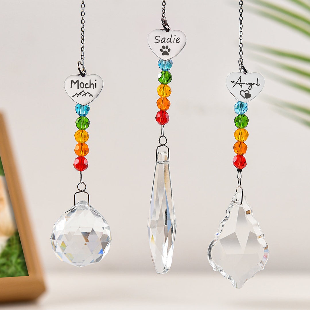 Rainbow Bridge Pet Personalized,sun Catcher,pet Memorial Gift ...