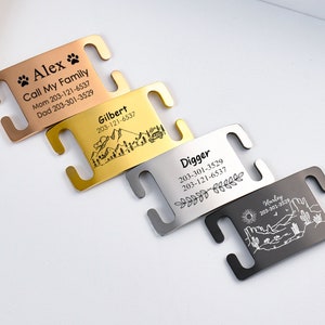 Silde on Dog Tags With Phone and Address,dog Gifts,dog Tag Personalized ...
