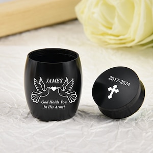Personalized Mini Urn, Tree of Life Cremation Urn, Funeral Urn, Human ...