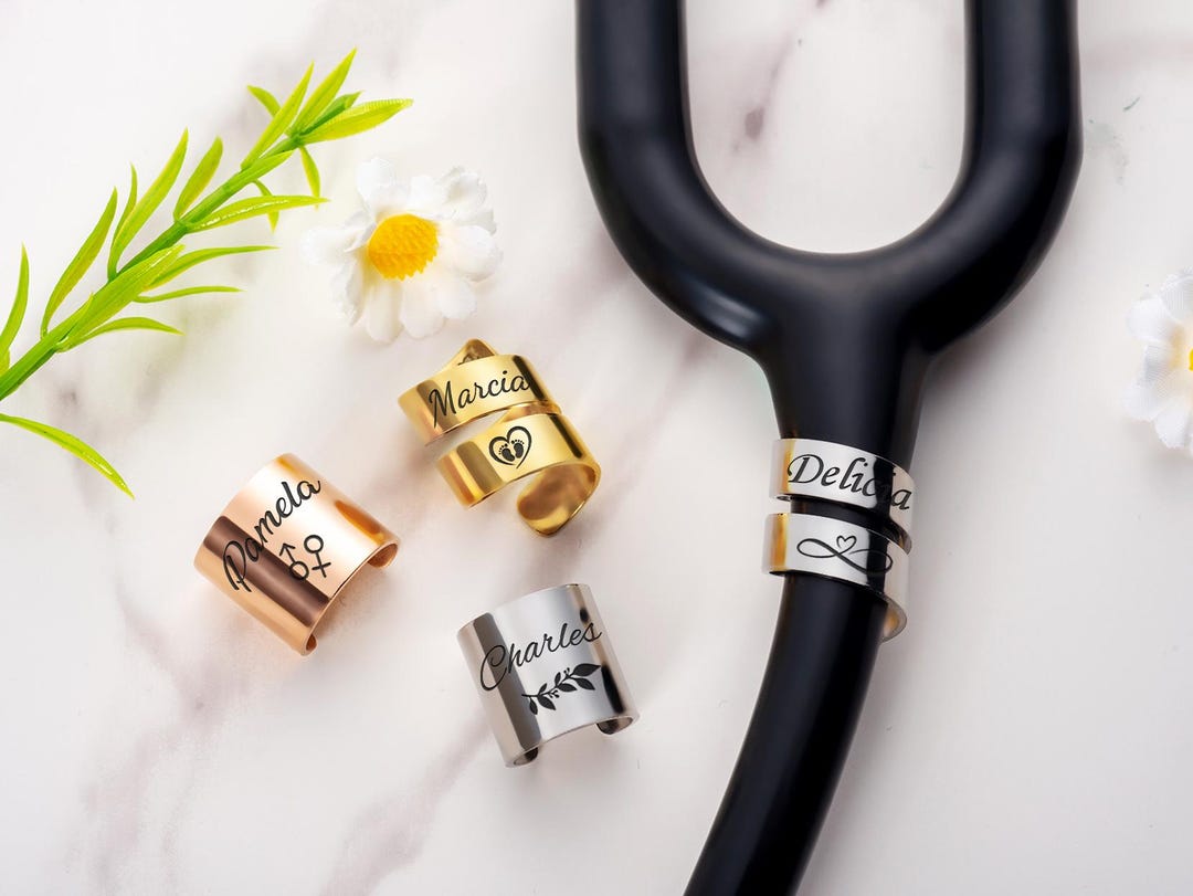 Personalized Engraved Stainless Steel Id Tag for Stethoscope,engraved ...