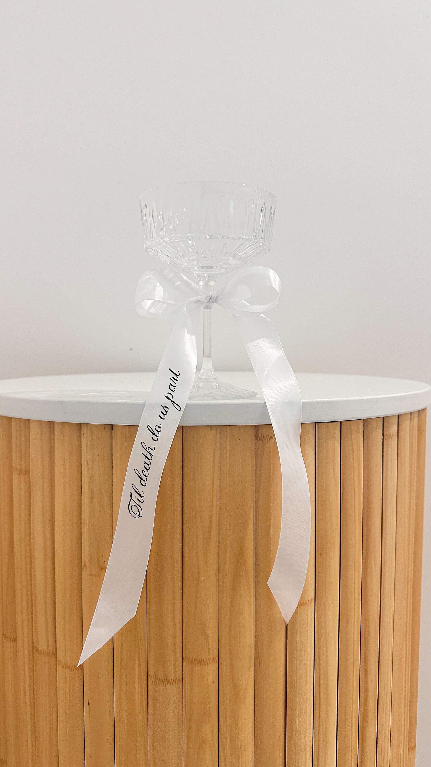 Personalised Glass Decal Name Ribbons, Wine Glass, Champagne Tower ...