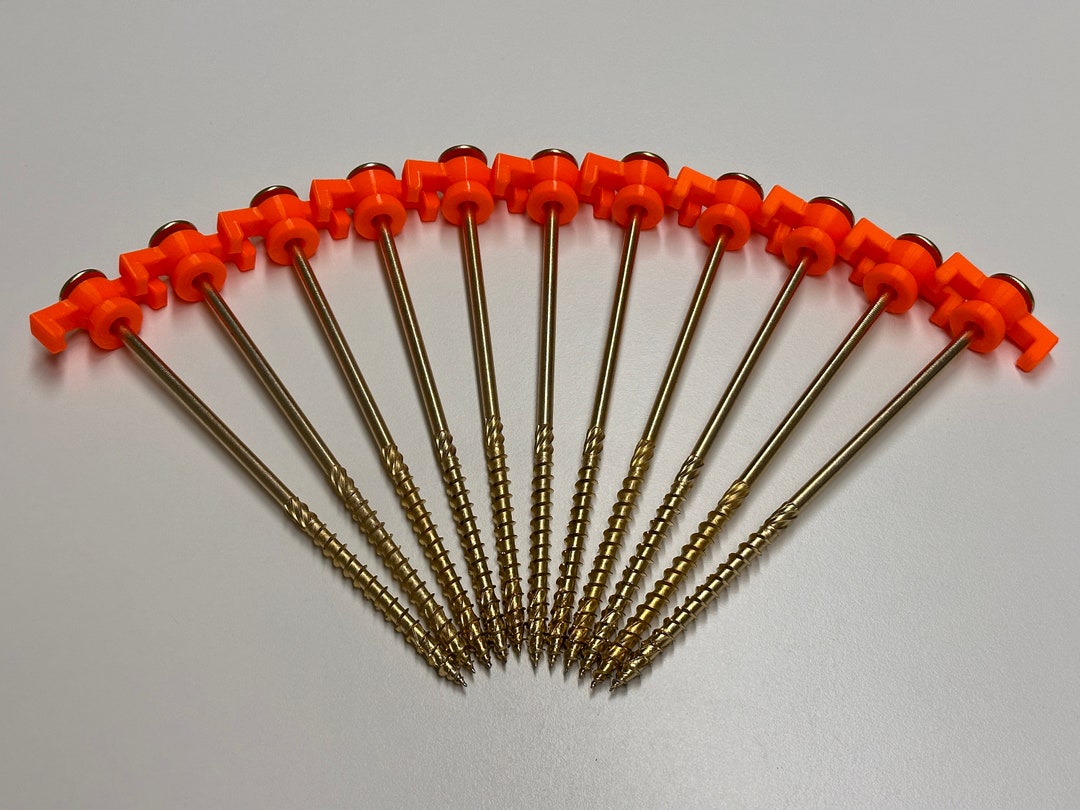 Camping Screw Pegs Set of 10 Universal Hooks for Awnings and Awnings ...