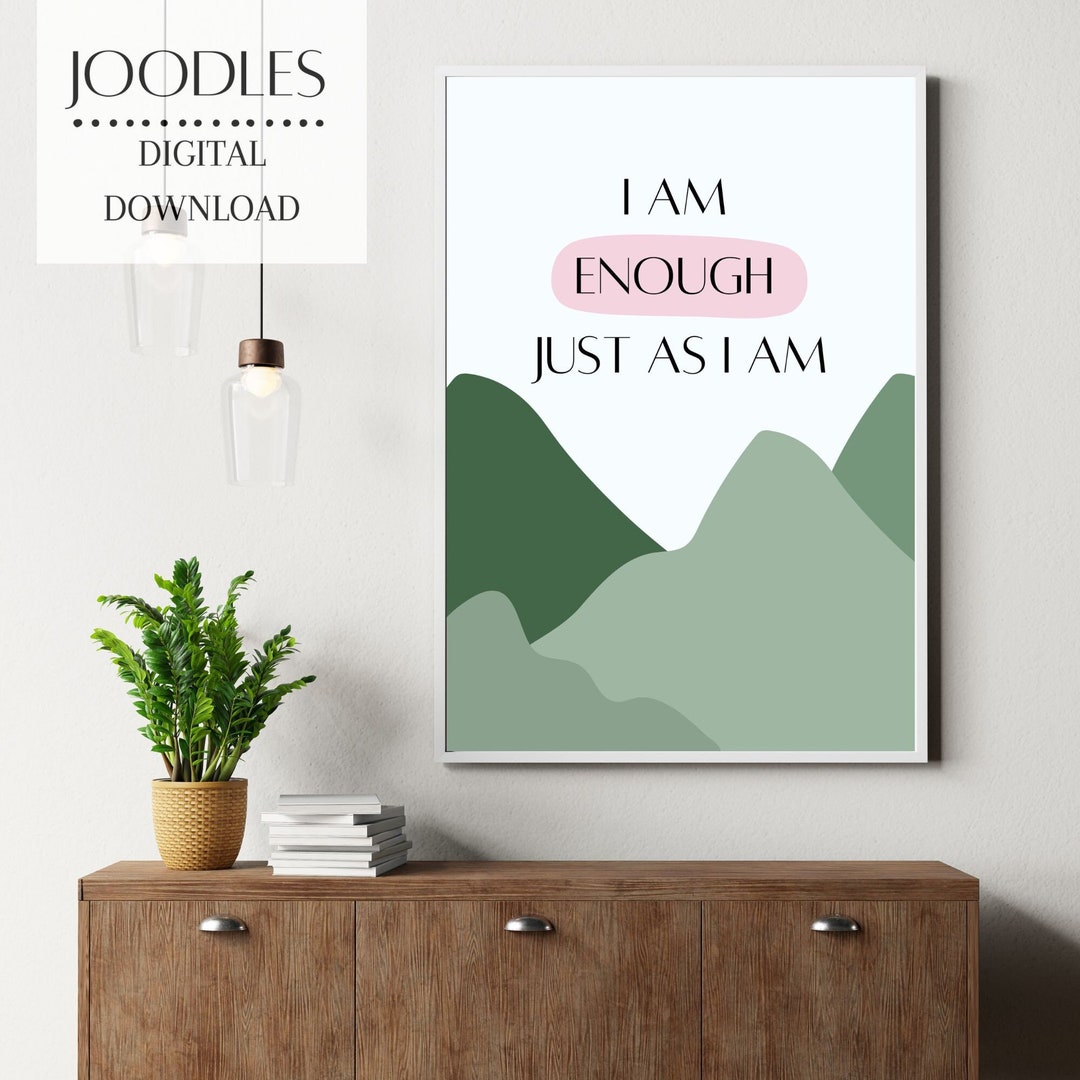 Positive Affirmation Printable Wall Art for Adults and Kids | Phrases ...