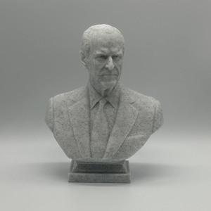 Prince Philip Duke of Edinburgh Bust Sculpture Statue - Etsy
