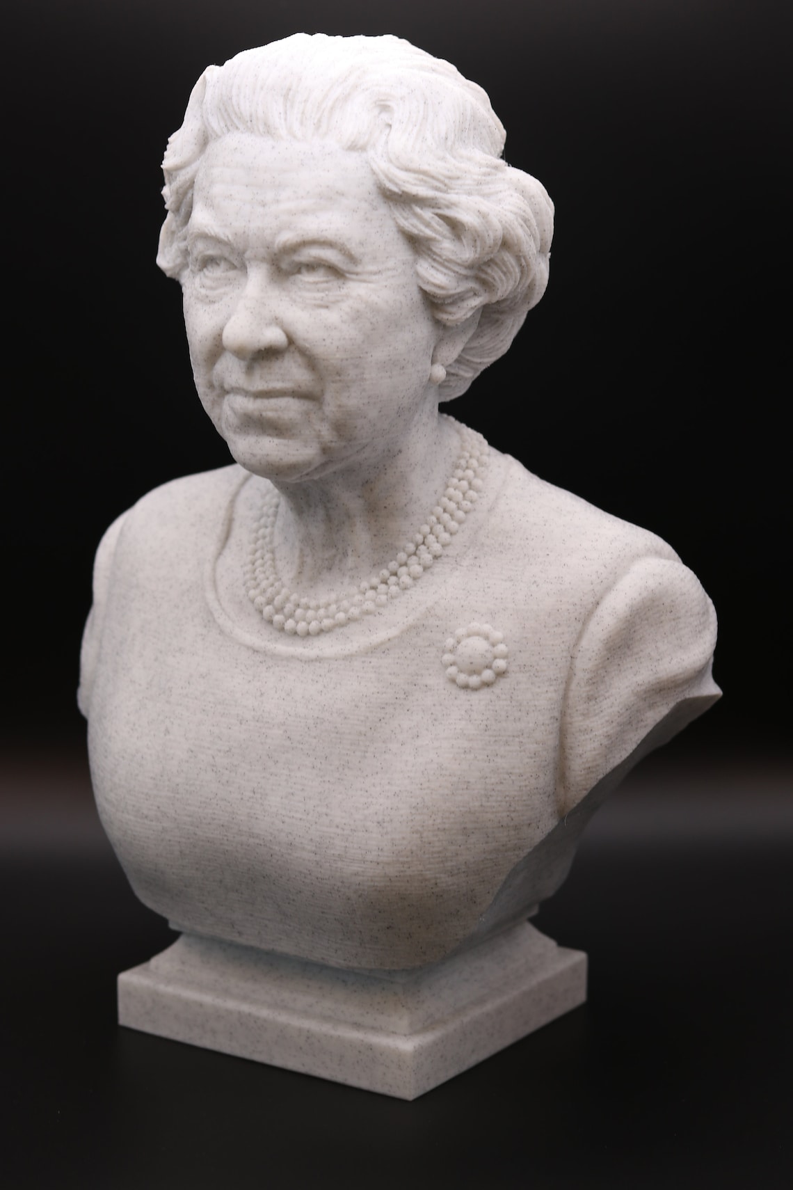 Queen Elizabeth II 3d Bust Statue - Etsy
