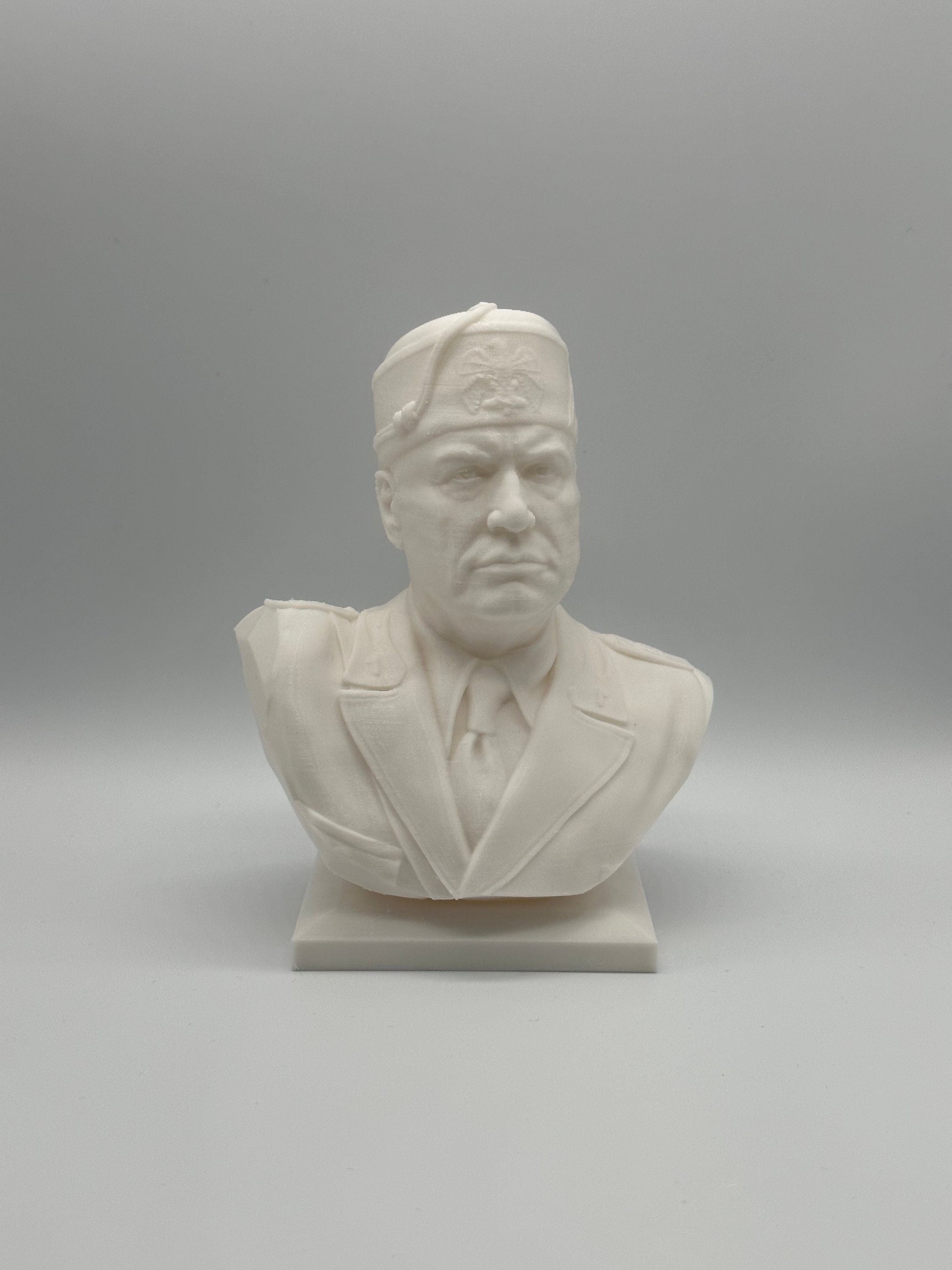 Benito Mussolini Bust Sculpture - Etsy