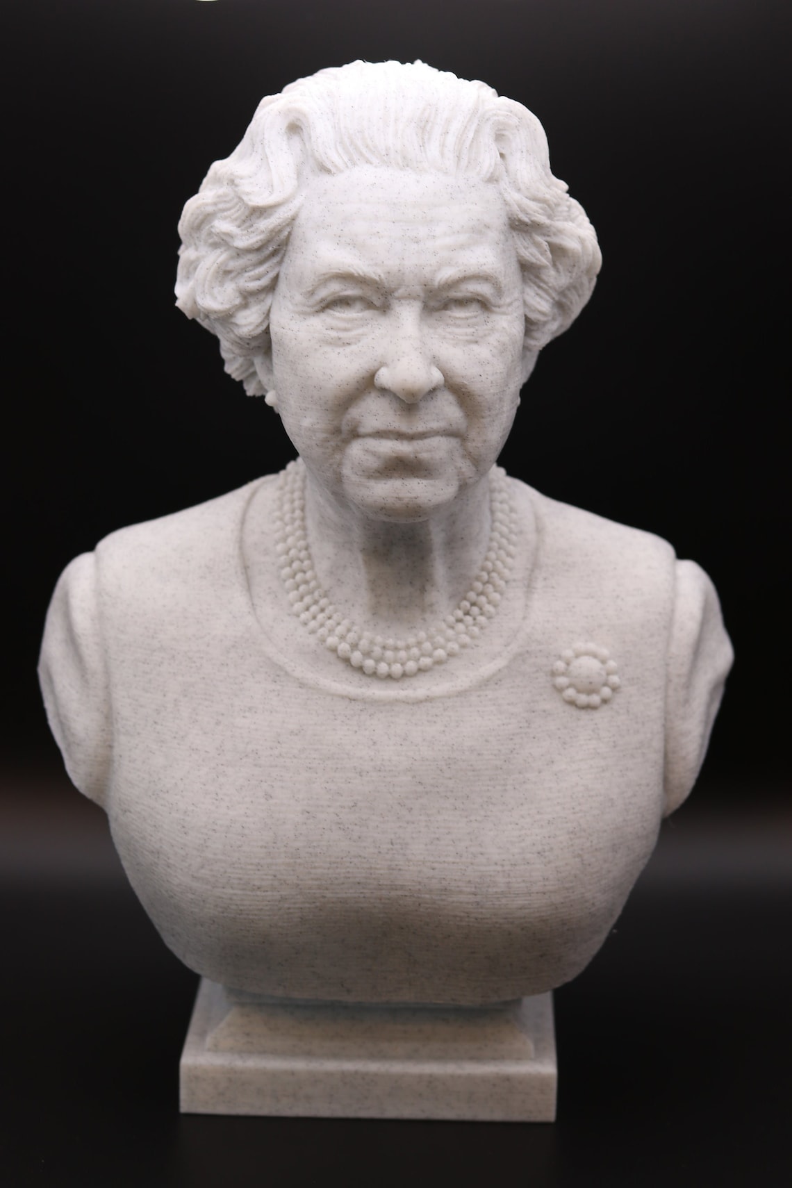 Queen Elizabeth II 3d Bust Statue - Etsy