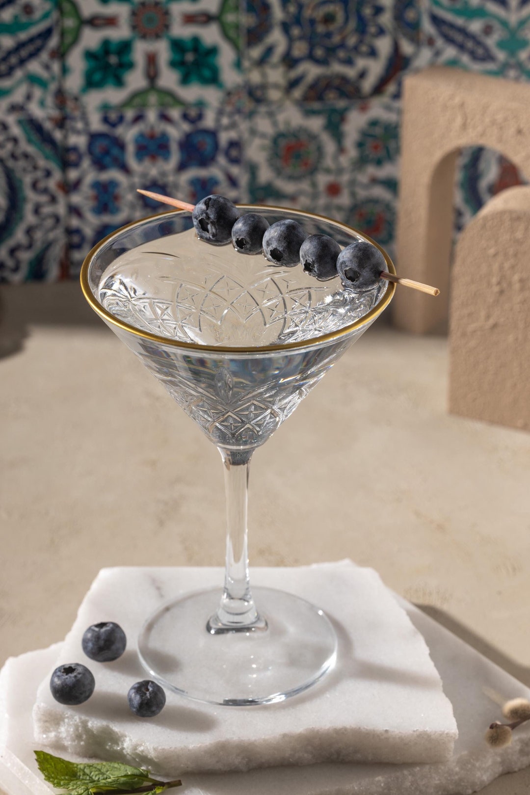 Gold Rimmed Martini Glasses Vintage Coupe Crystal Glasses Cocktail ...