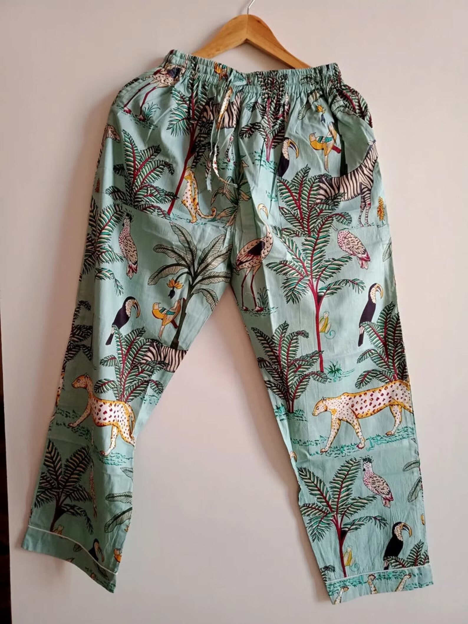 Indian Soft Pyjamas/ Monkey Print Pure Cotton P J Set Pijamas - Etsy