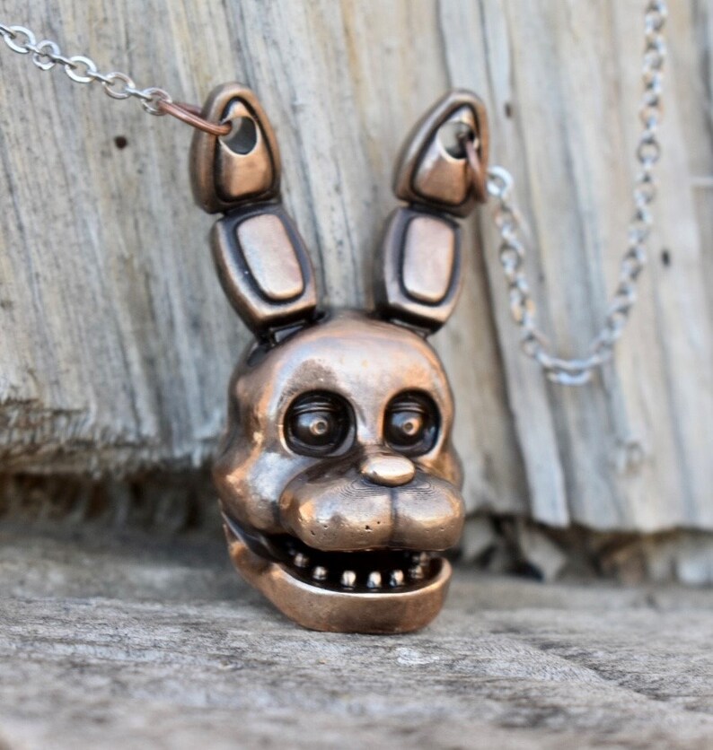 Five Nights at Freddy's Bonnie Inspired Pendant Necklace - Etsy Hong Kong