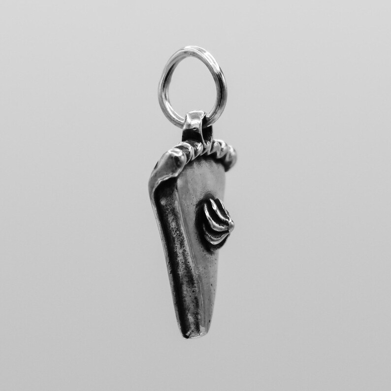 Sterling Silver Pumpkin Pie Charm | Slice of Pie With Cream Jewelry ...
