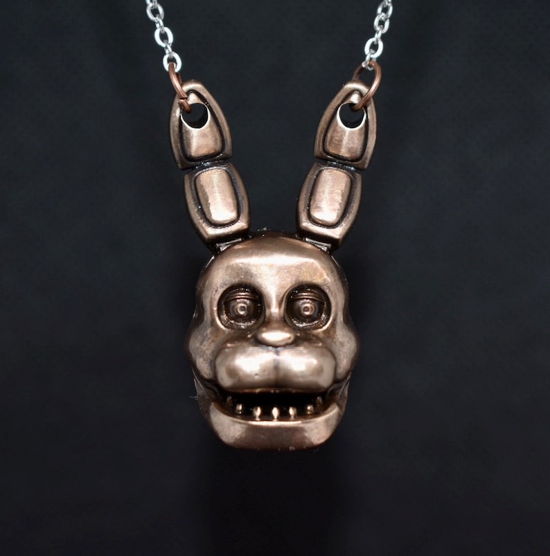 Five Nights at Freddy's Bonnie Inspired Pendant Necklace - Etsy Hong Kong