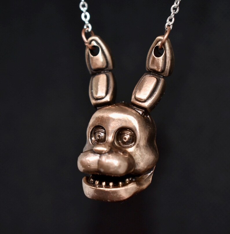 Five Nights at Freddy's Bonnie Inspired Pendant Necklace - Etsy Hong Kong