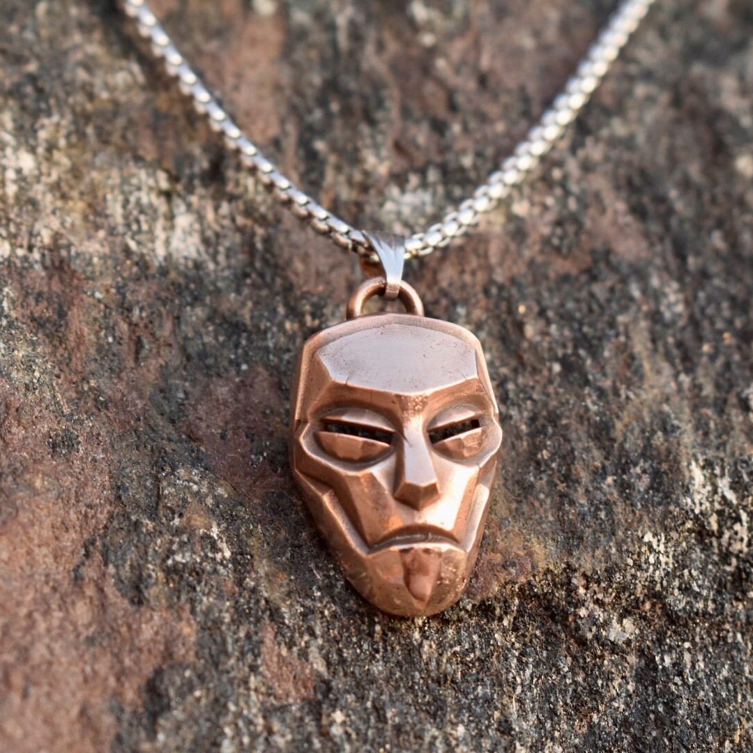 Sea of Thieves Inspired Reaper Mask Pendant Necklace on Chain, Cast in ...