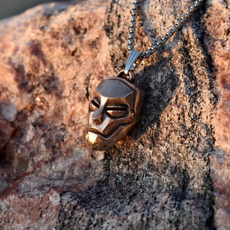 Sea of Thieves Inspired Reaper Mask Pendant Necklace on Chain, Cast in ...