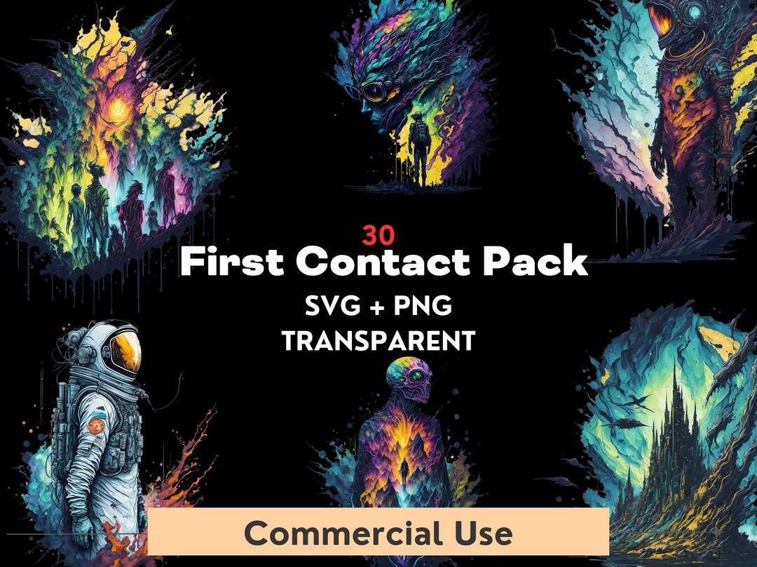 First Contact Clipart, Alien PNG, SVG, Outer Space Illustrations ...