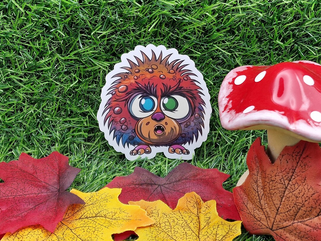 Hedgehog Sticker / Cute Hedgehog Decal / Angry Animal / Hedgehop Gift ...